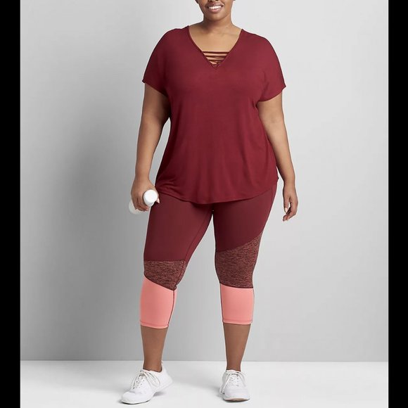 Lane Bryant | Pants & Jumpsuits | Lane Bryant Livi Colorblock Highrise ...